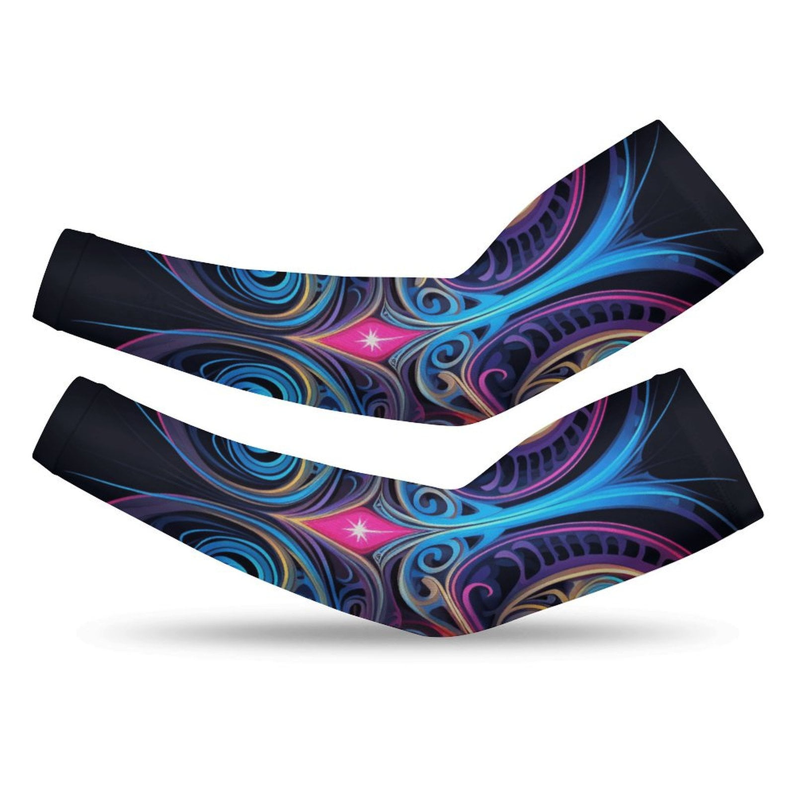 Colored Geometry Gardening Sleeves Farm Sun Protection Arm Cooling ...