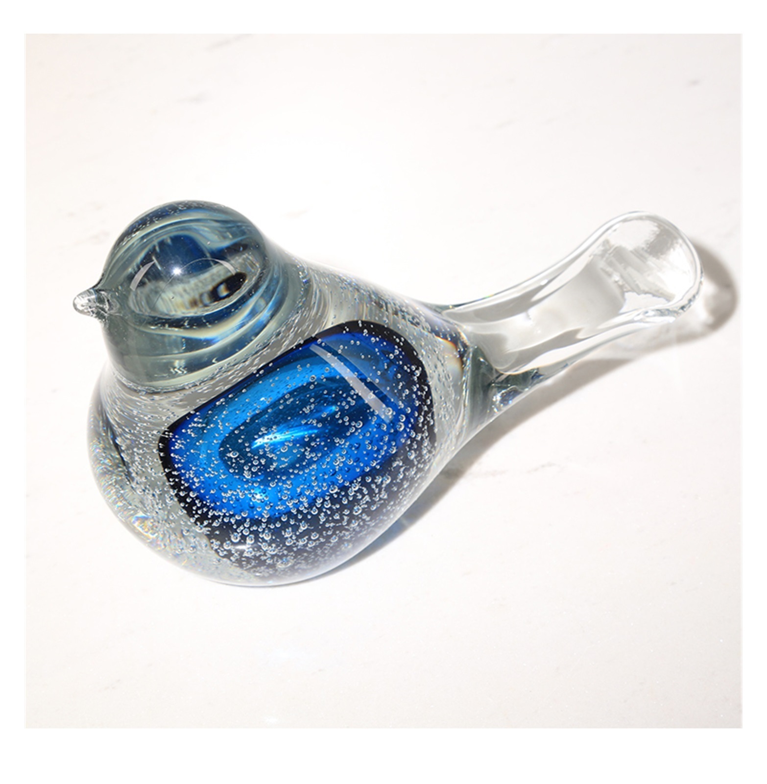 Colored Glass Art Bird Decoration Animal Light Luxury Glass Modern ...