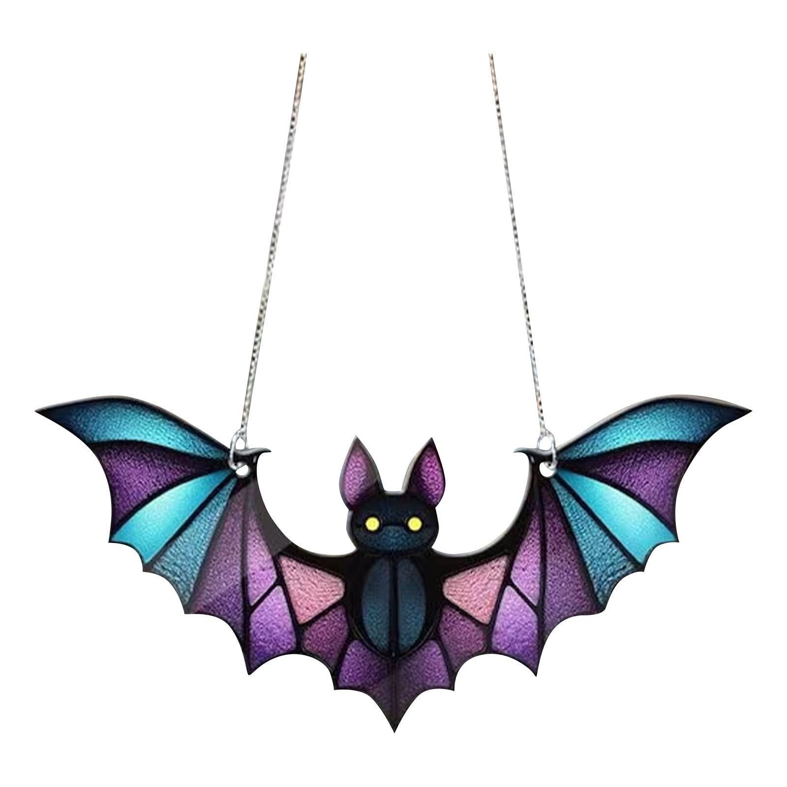 Colored Glass Light Catcher Window Hanging Acrylic Wall Art Sun Catcher ...