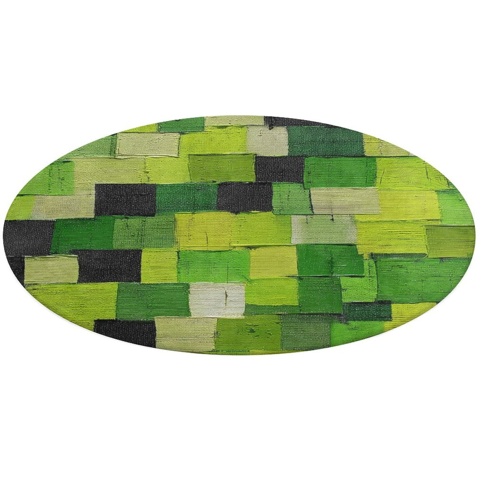Colored Grid Geometry Rugs Trea Rugs Not-Slip Round Rugs Area Carpets ...