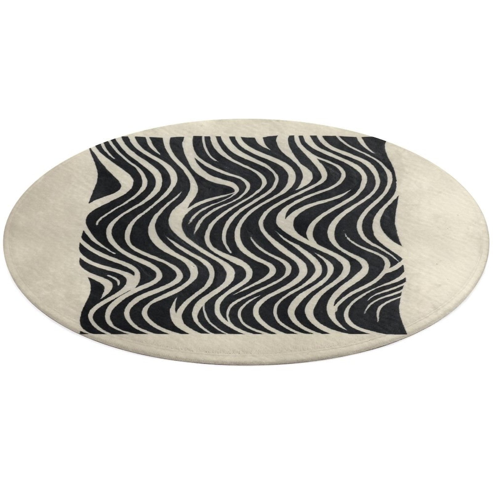 Colored Grid Geometry Rugs Trea Rugs Not-Slip Round Rugs Area Carpets ...