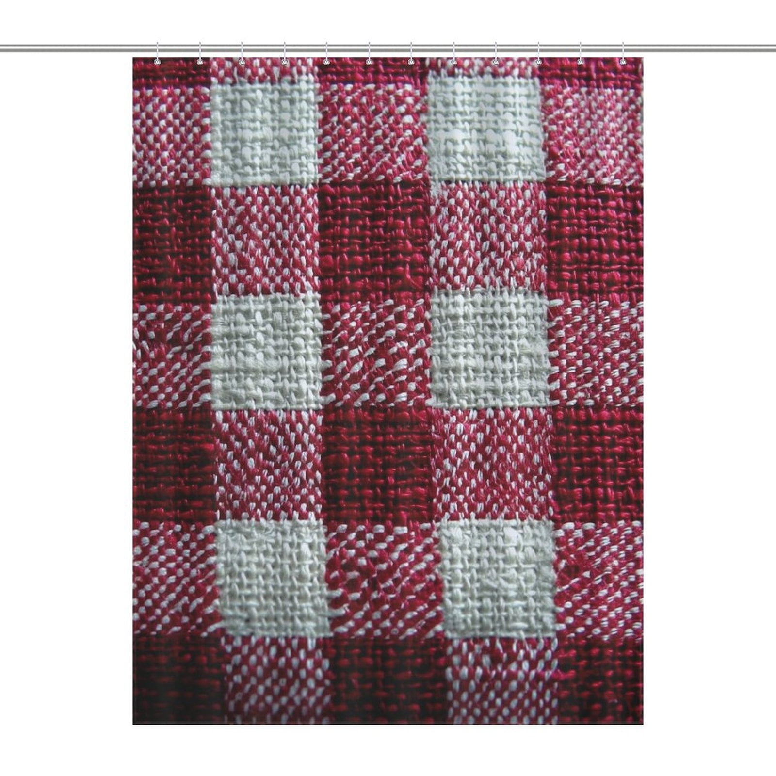 Colored Grid Geometry Shower Curtains - Bath Shower Curtain Set with 12 ...