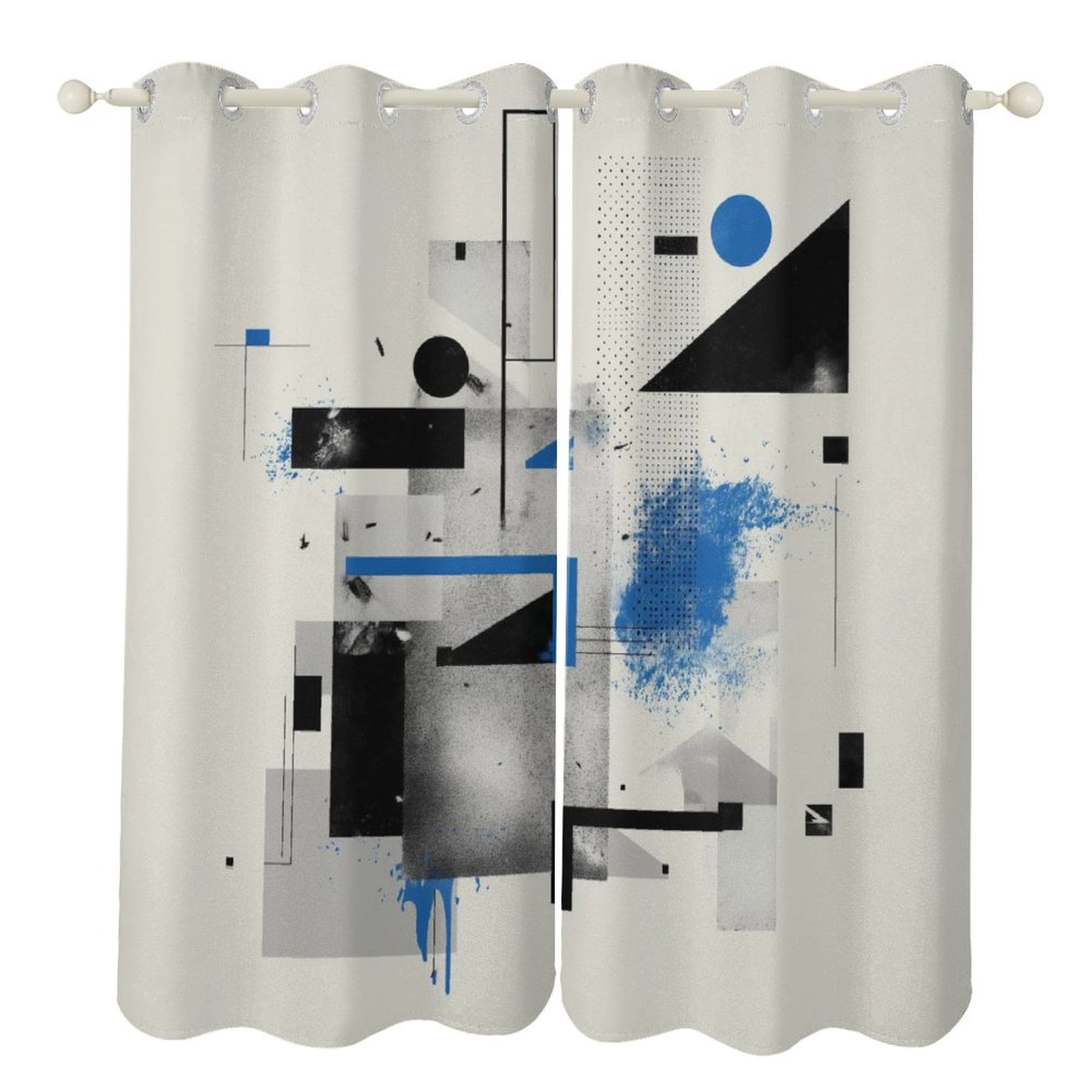 Colored Grid Geometry Suitable for Living Rooms with Perforated ...