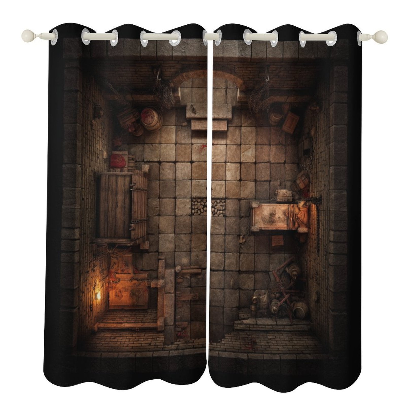 Colored Grid Geometry Suitable for Living Rooms with Perforated ...