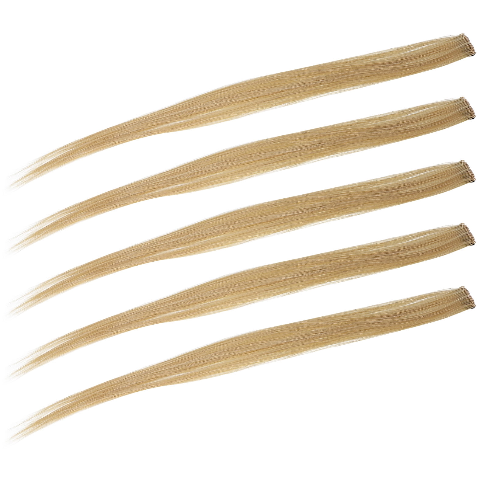 Colored Hairpiece Clip,5pcs Clip in Hairpiece Colored Straight Clip ...