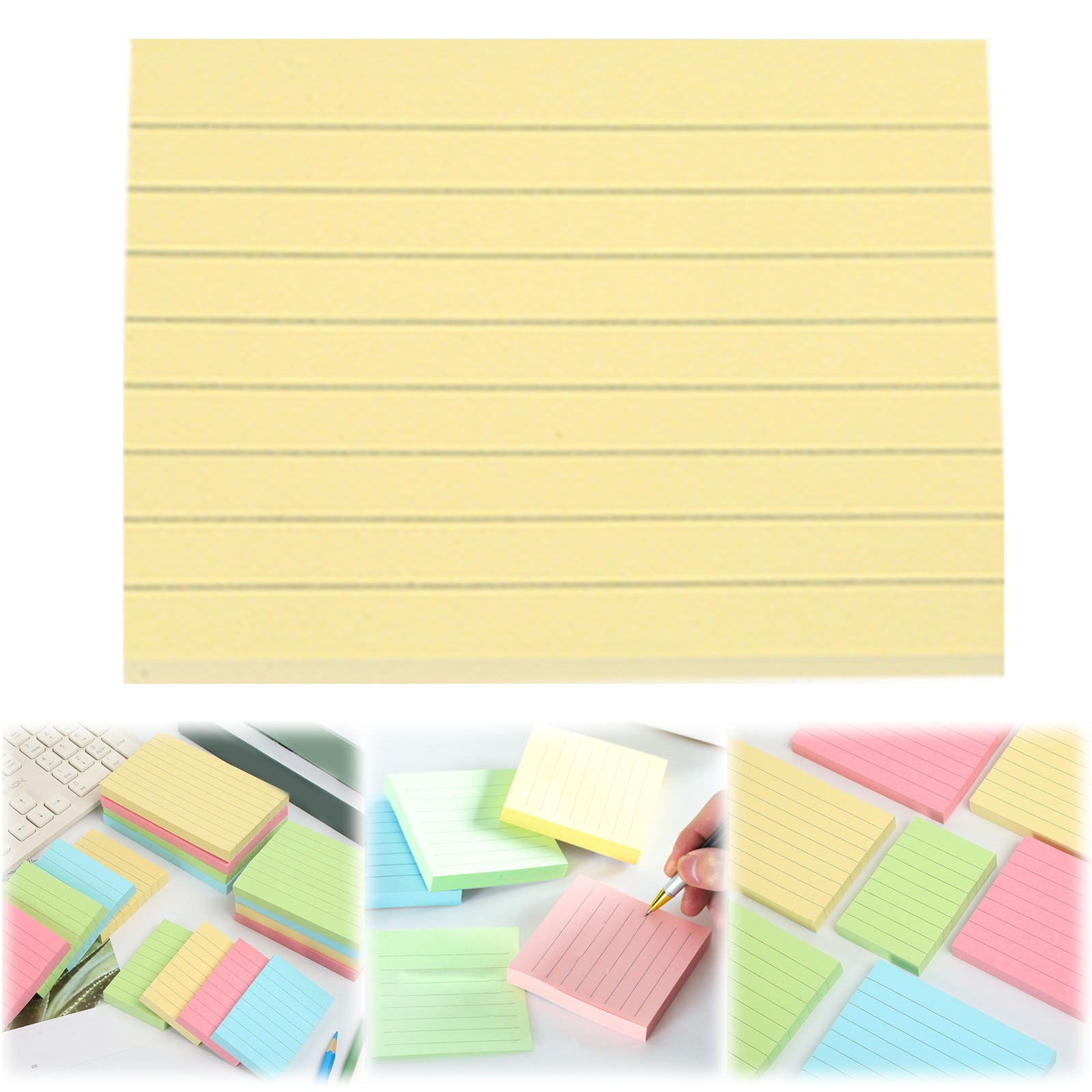 Colored Index Cards Ruled Cards For Studying Multilcolor Notecards ...