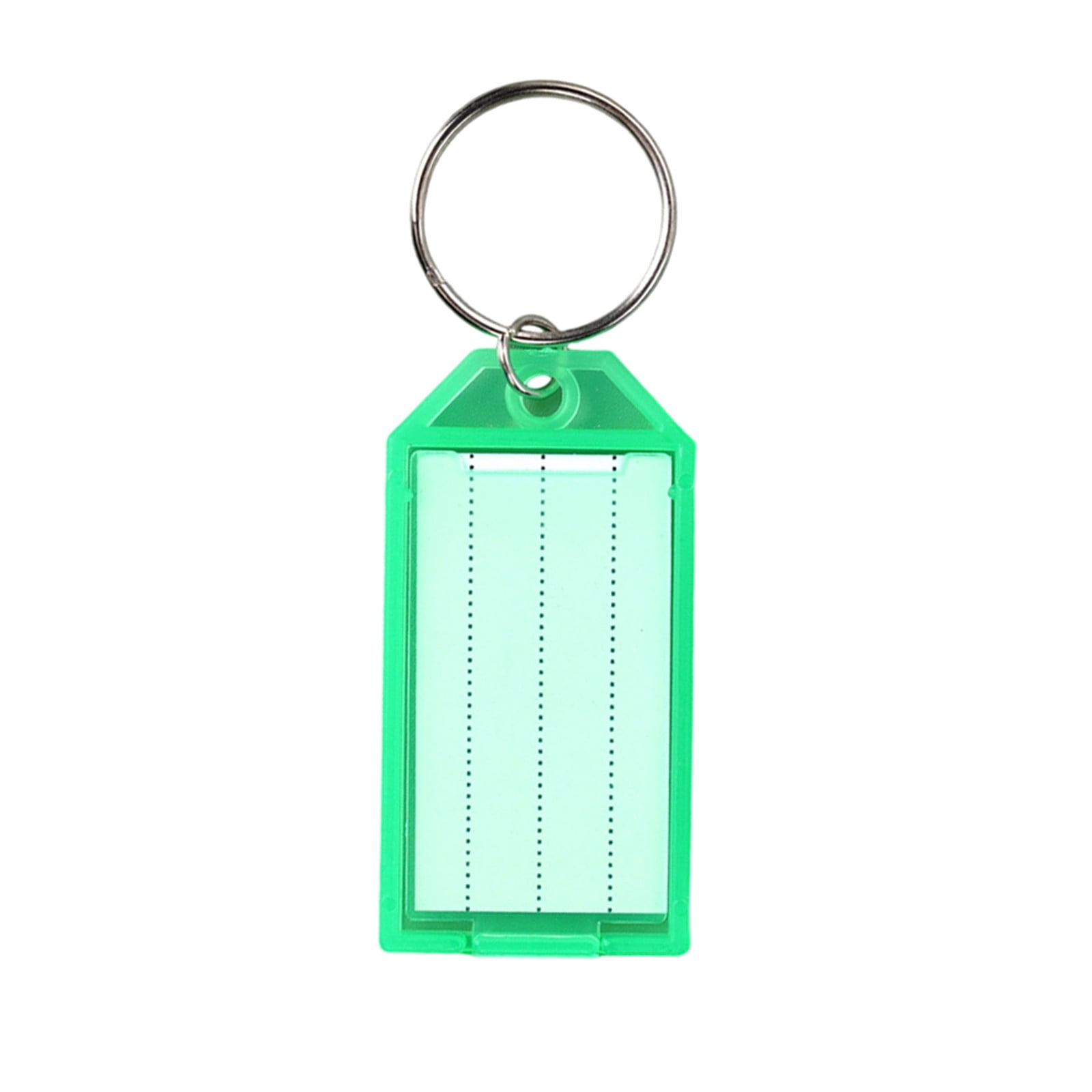 Colored Key Double Loop Flip Design Blank Label Keychains For Hotel ...