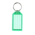 Colored Key Double Loop Flip Design Blank Label Keychains For Hotel ...