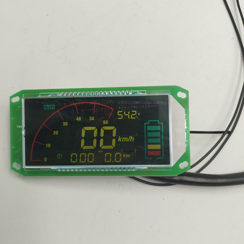 Colored LCD Display Dashboard Speedometer for Electric Scooter Bike ...