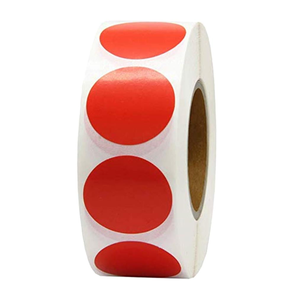 Colored Labels Stickers Round Sticker for Inventory & Labeling - 500Pcs ...