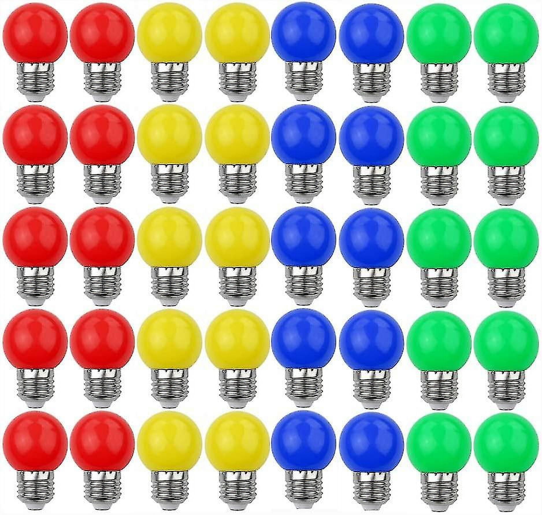 Colored Led Bulbs E27 3w=30w Decorative And Design Light 240 Lumens ...