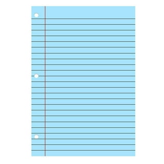 lined paper blue