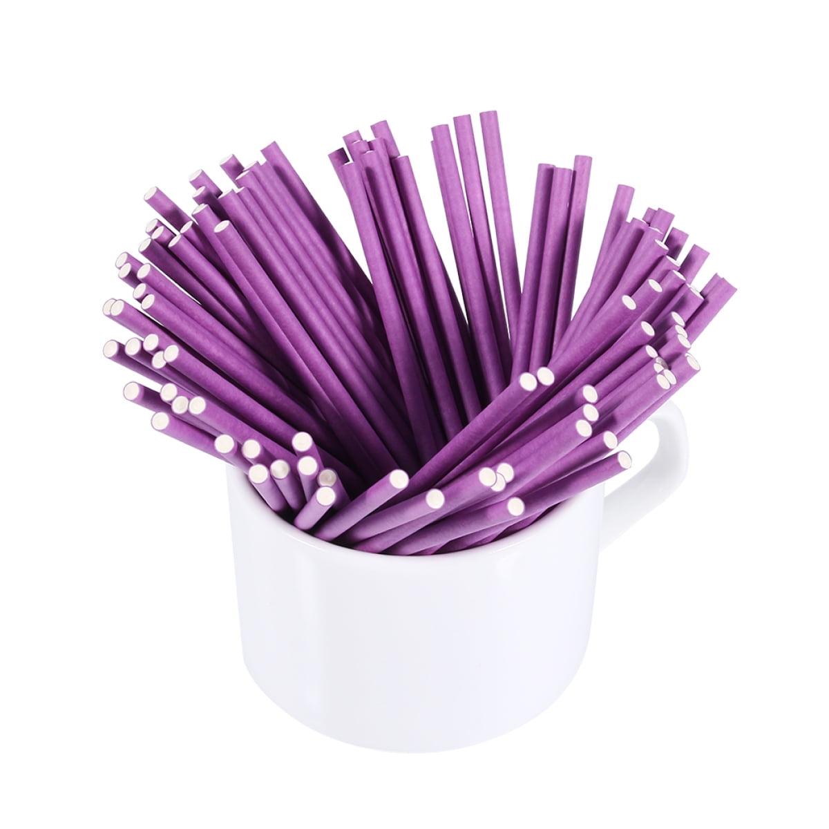Colored Lollipop Sticks, Food Grade Safe 100 Pcs/Set Perfect for Cake ...