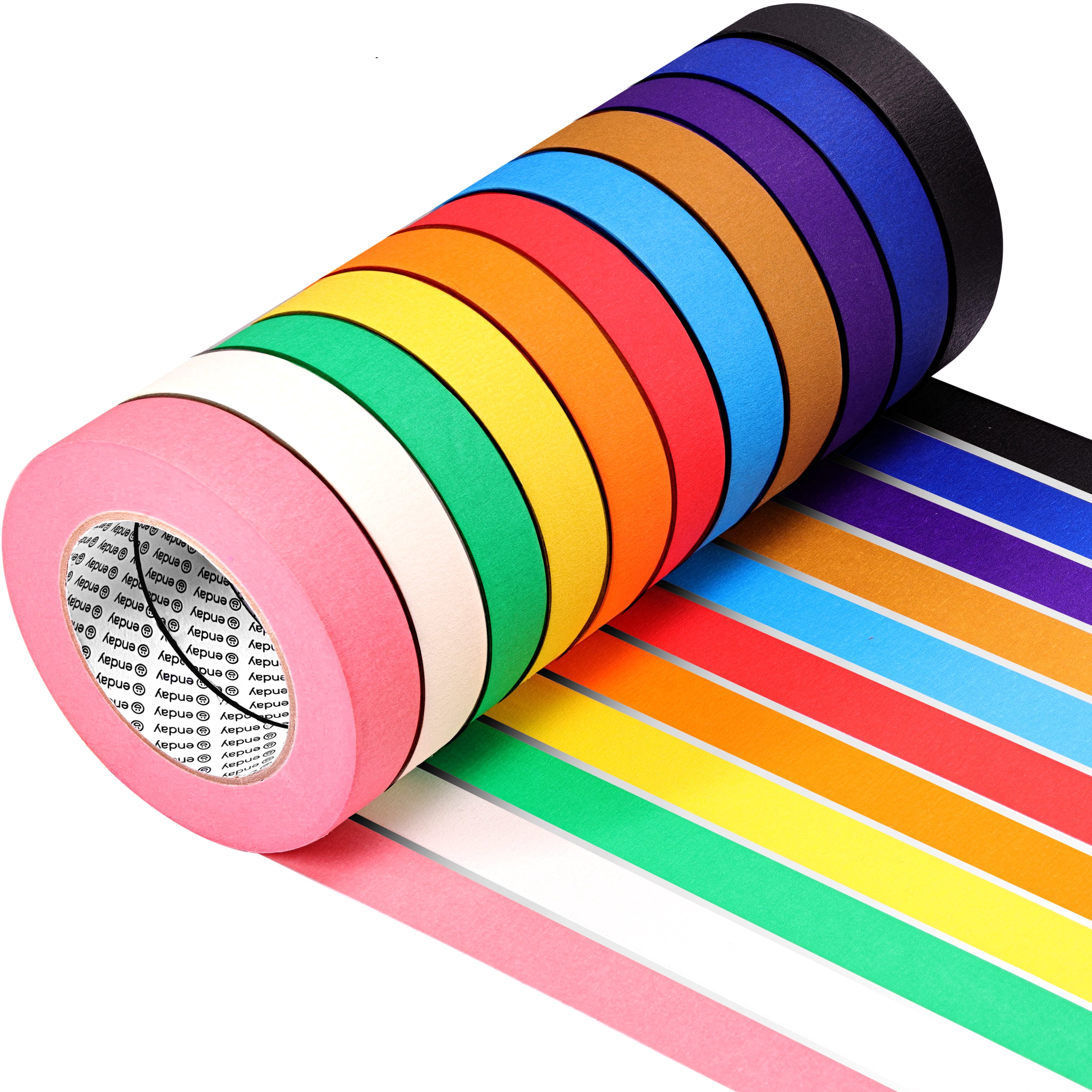 Mix N More EDY840511 1 in. x 60 Yards Enday Colored Masking Tape ...