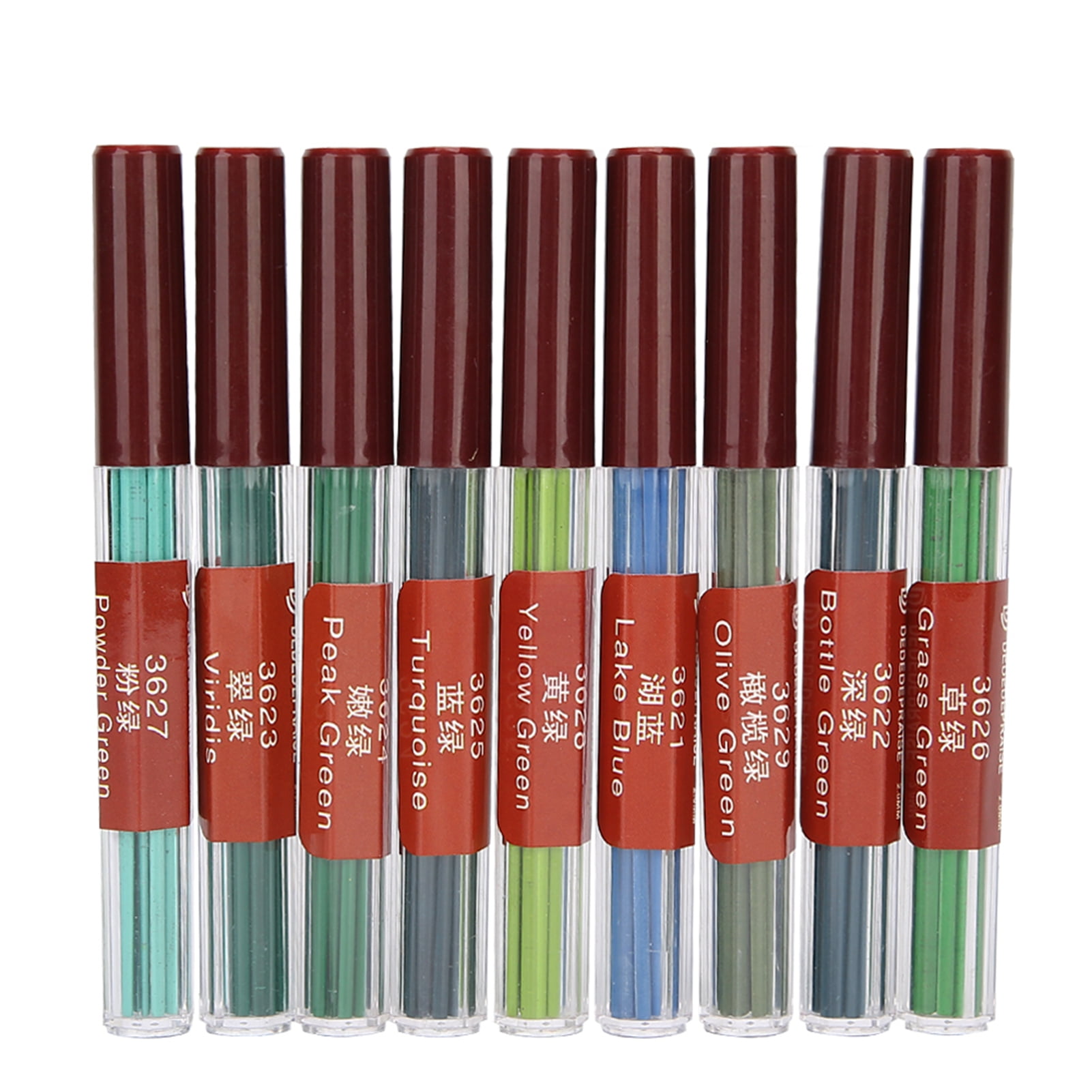 Colored Mechanical Pencil, Automatic Pencil Core 8PCS Plastic 2.0MM ...