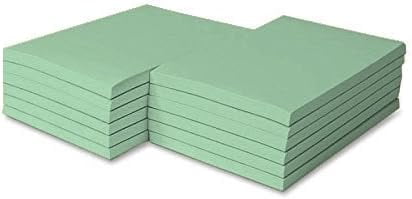 Colored Memo Pads Size 8.5 X 5.5-100 Per Pad, 5 Pads Per Pack (Pastel ...