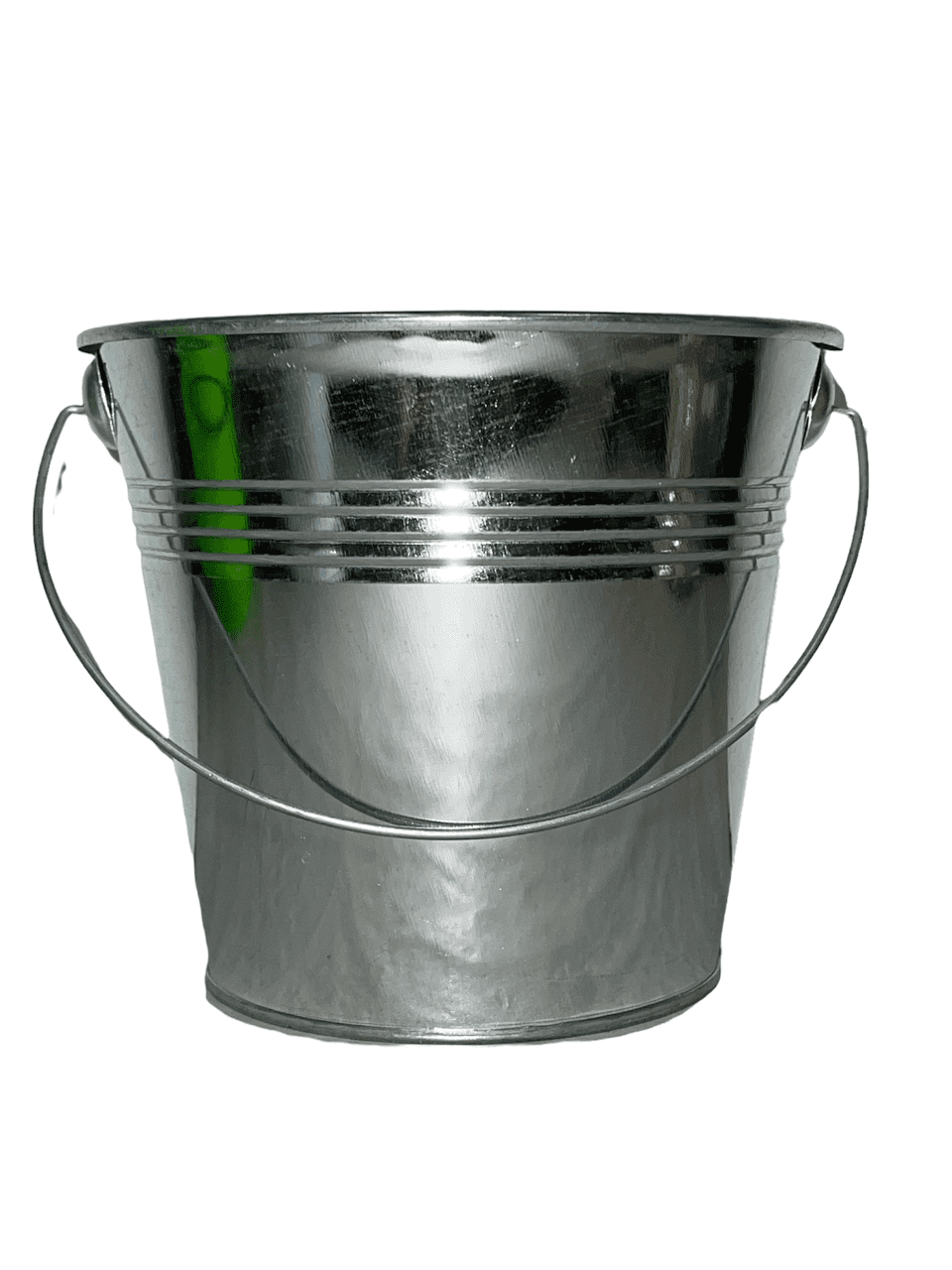 Colored Mini Metal Buckets - 2-Pack Colorful Tin Pails with Handles ...