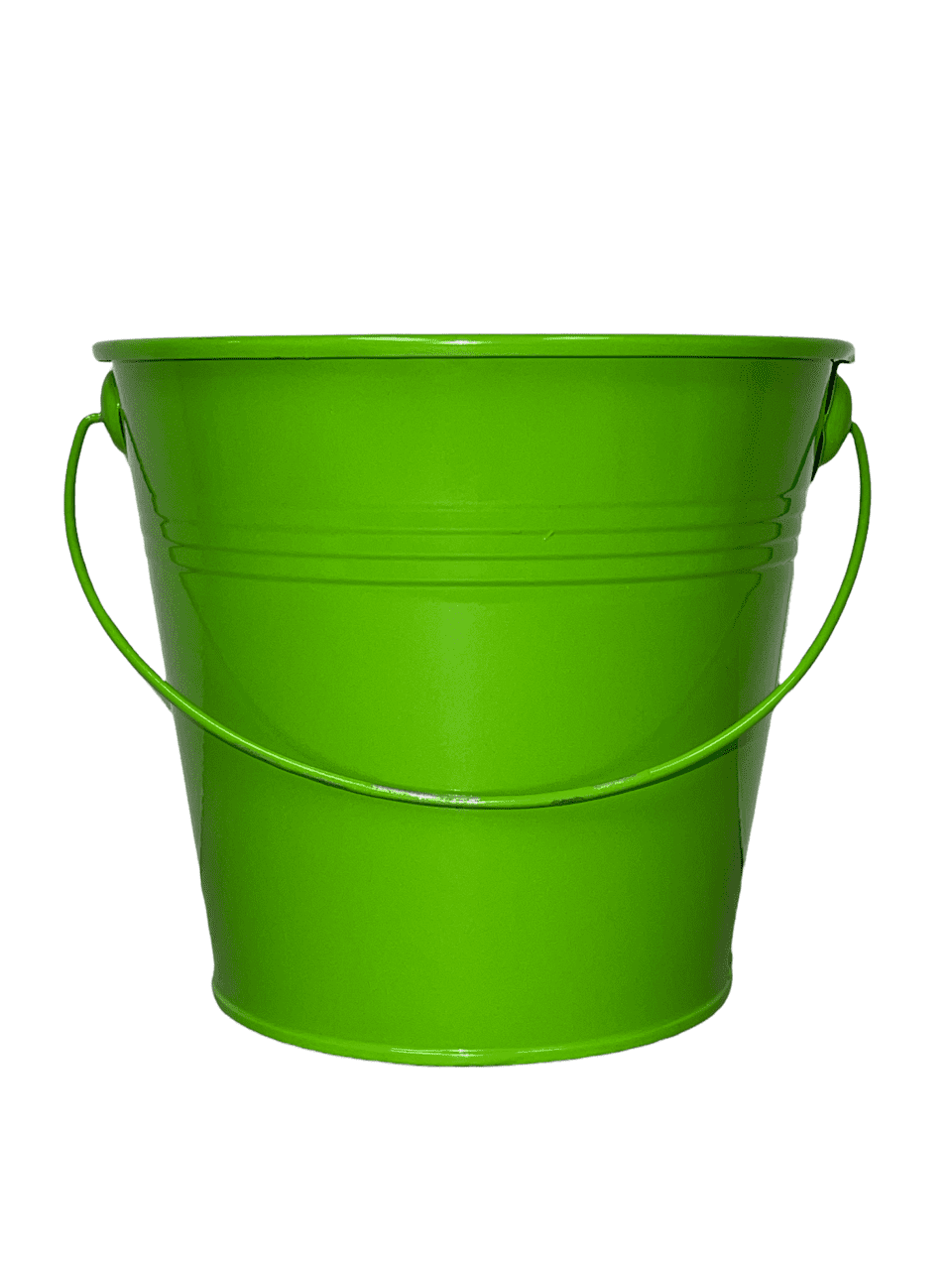 Colored Mini Metal Buckets - 2-Pack Colorful Tin Pails with Handles ...