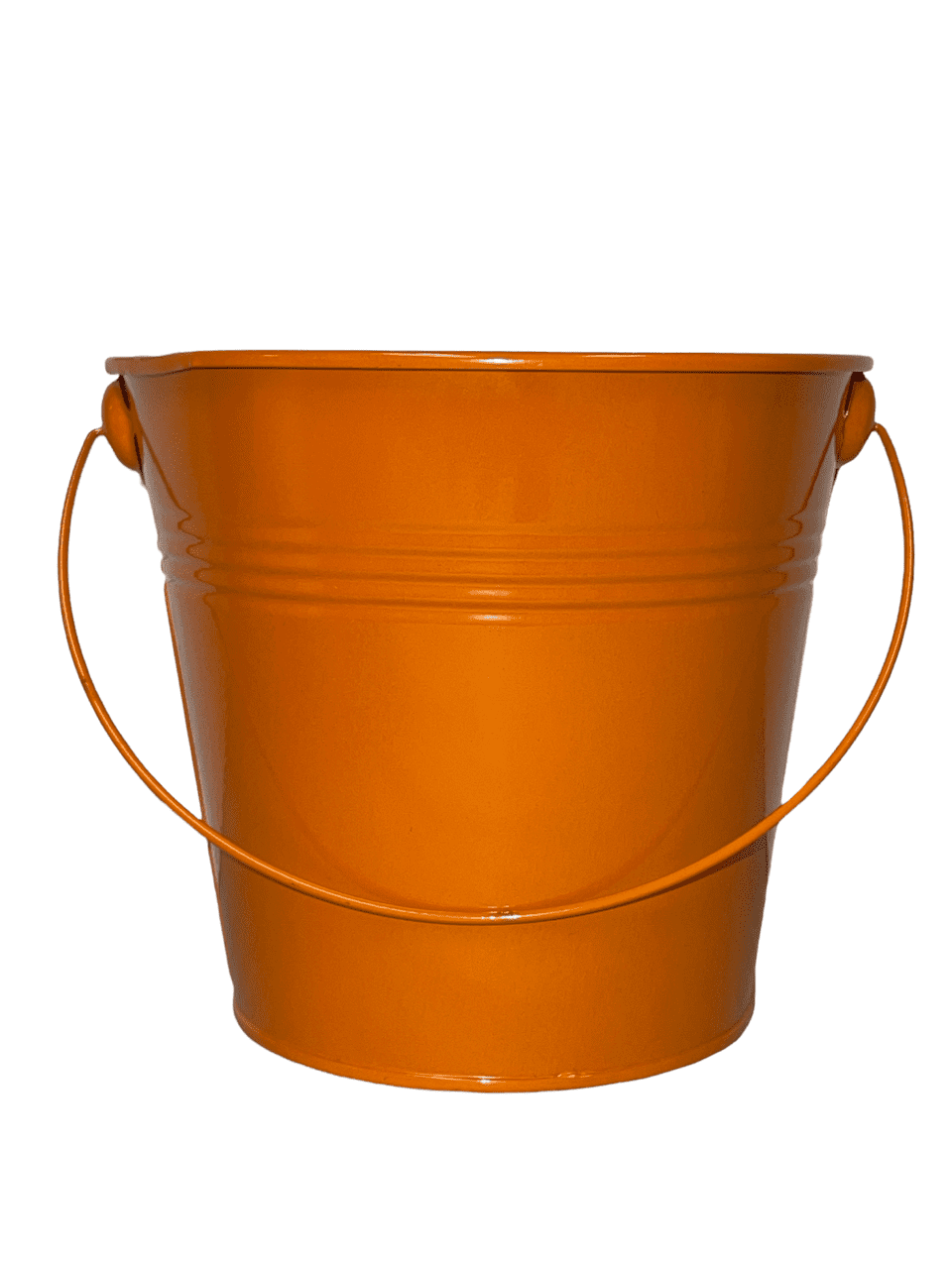 Colored Mini Metal Buckets - 2-Pack Colorful Tin Pails with Handles ...