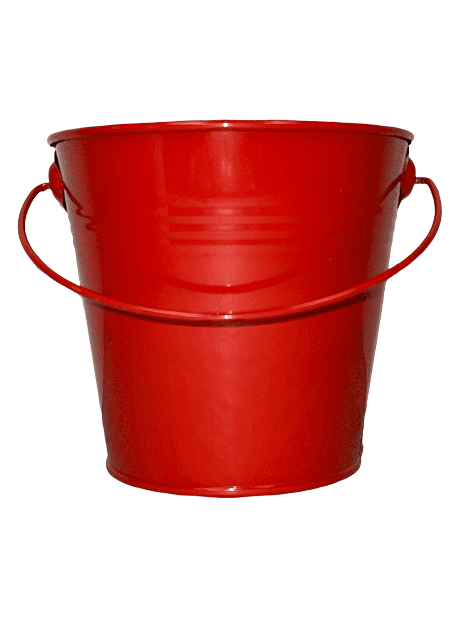Colored Mini Metal Buckets - 2-Pack Colorful Tin Pails with Handles ...