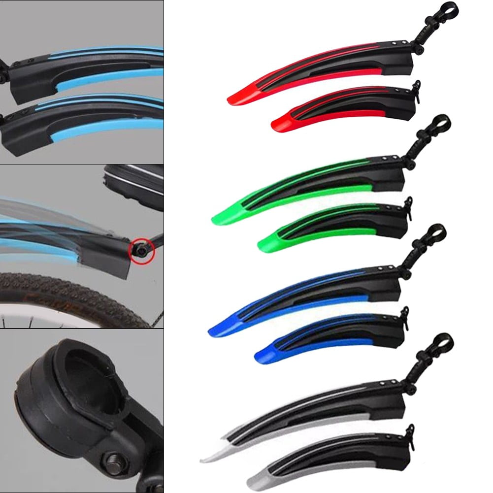Colored Mountain Bike Bicycle Mud Guards Bike Tiles Red Mingyqi ...