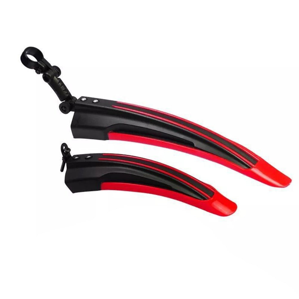 Colored Mountain Bike Mud Guards Bike Tiles-Red - Walmart.com