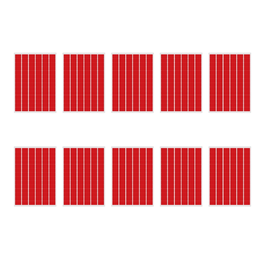 Colored Name Label Sticker Writable Adhesive Label Identification ...