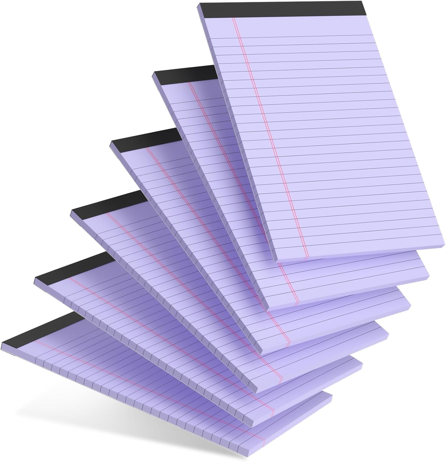 Colored Note Pads 5x8 College Ruled Small Legal Pads Paper Notepads 5 ...