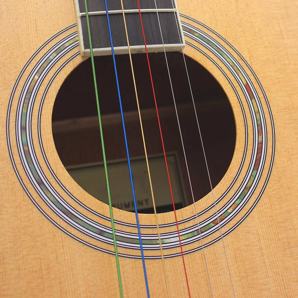 Colored Nylon Colored Nylon Guitar Strings, Individual Plastic Package ...