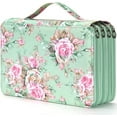 Colored Pencil Case - 200 Slots Pencil Holder with Zipper Closure Twill ...