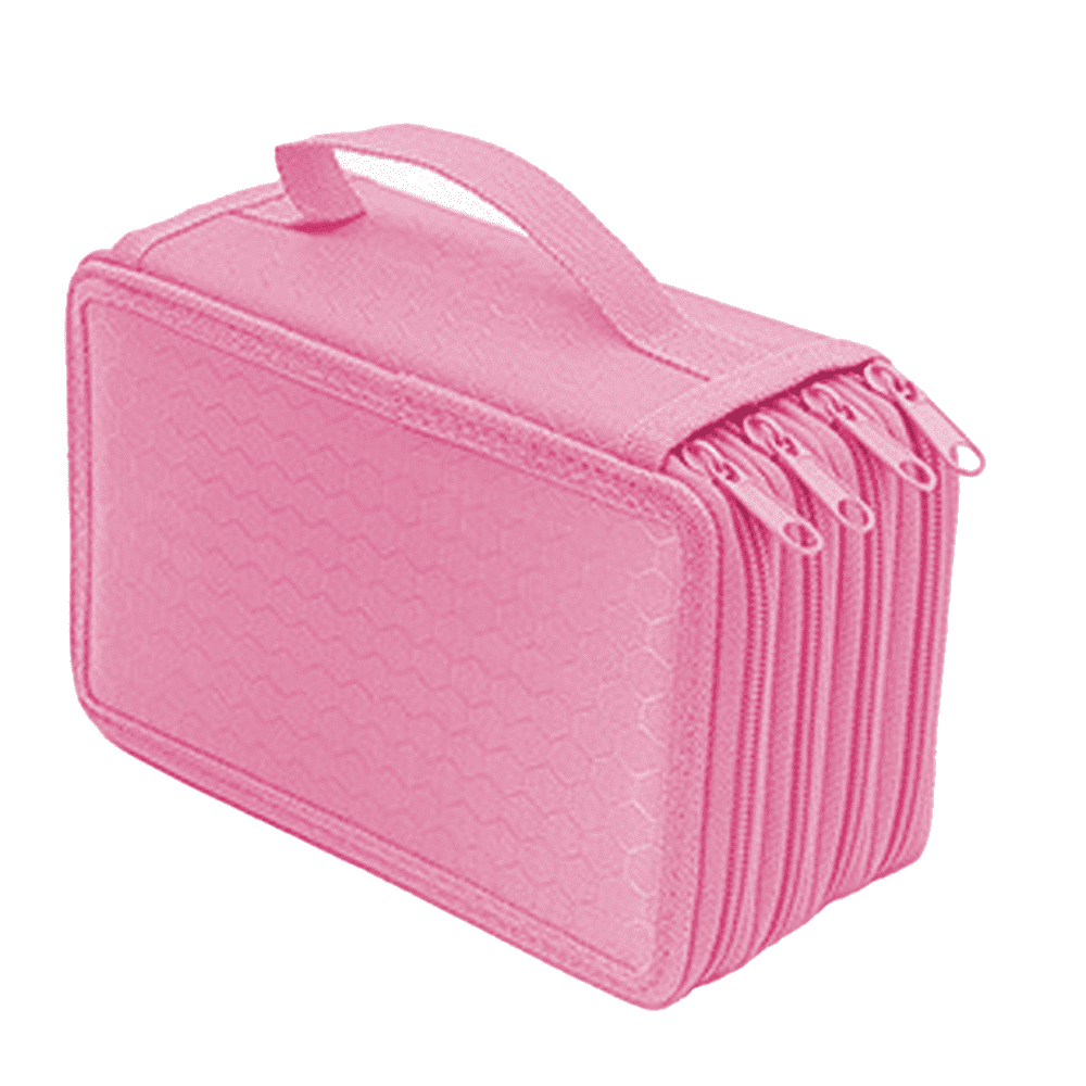 Colored Pencil Case Pen Bag with Zipper for Artist Storage Organizer ...