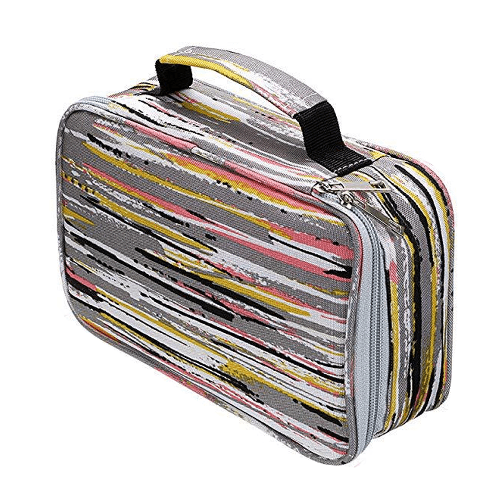 Colored Pencil Case Pen Pencil Bag Organizer with Handy Wrap Portable ...