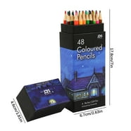 Deli 48 Pack Colored Pencils, Vibrant Color Presharpened Pencils for ...