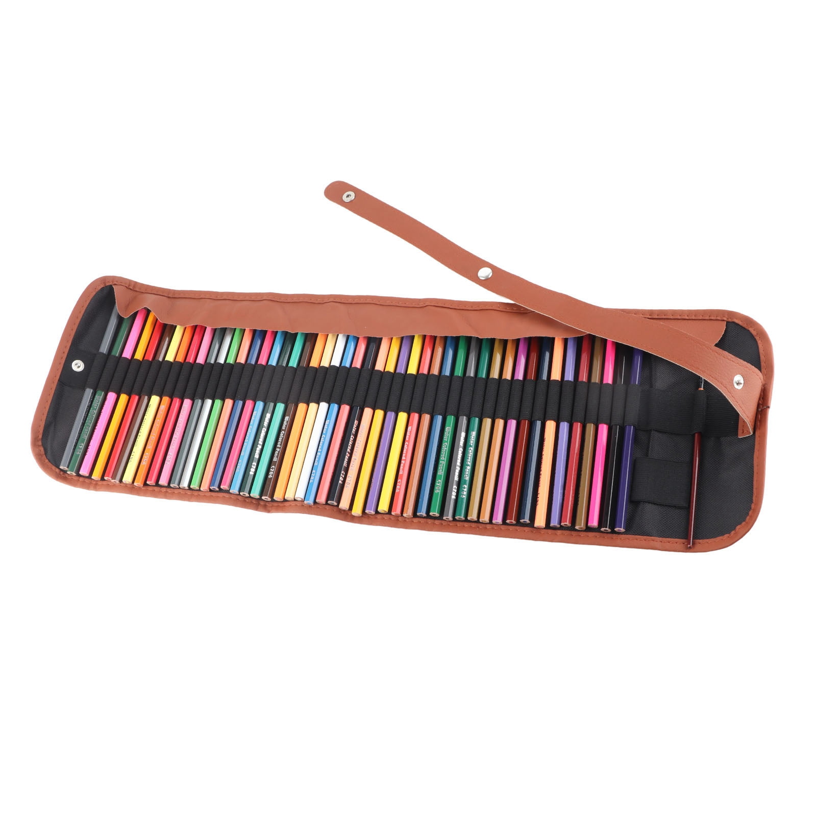Colored Pencils 48 Colors Hexagonal Pen Holder Professional Coloring ...