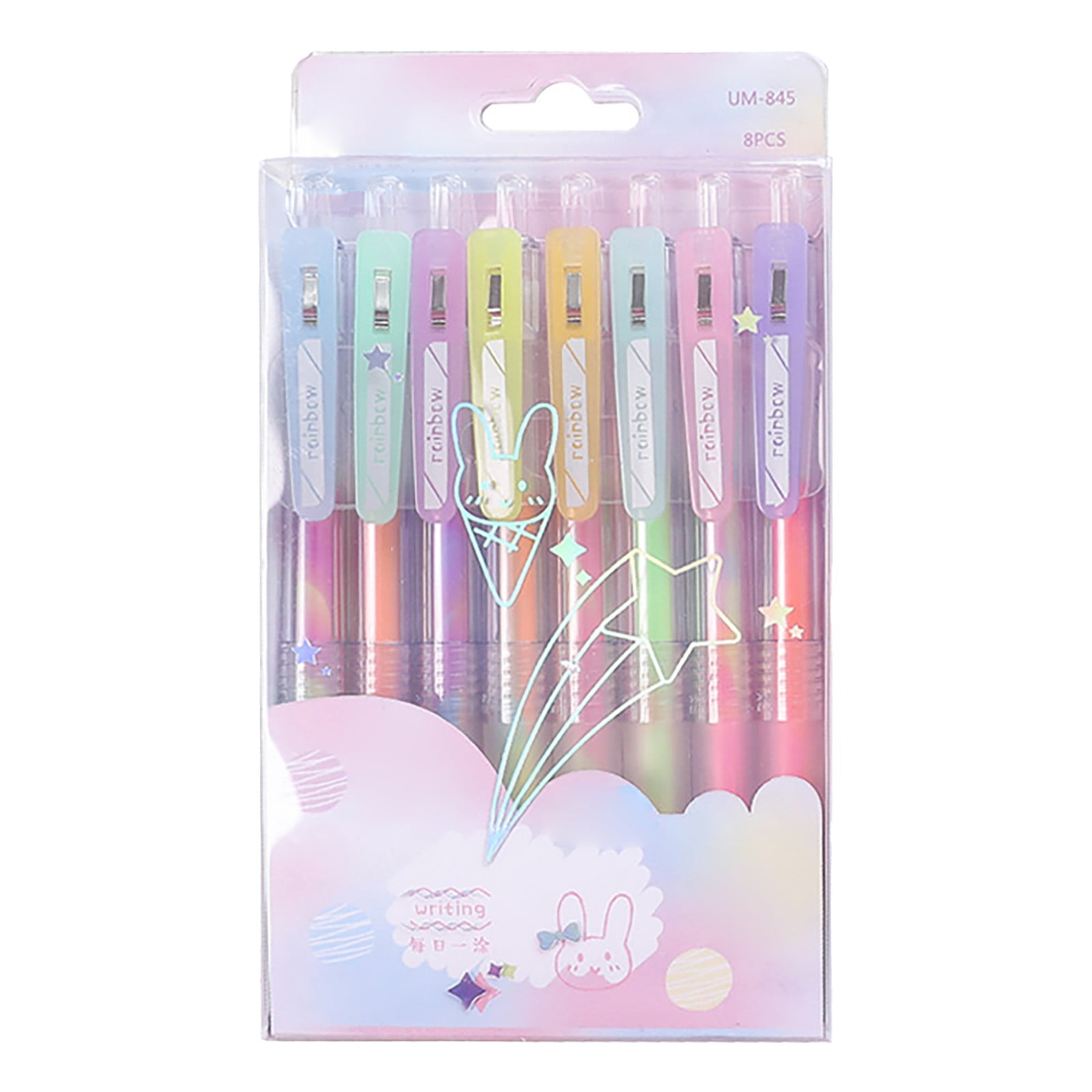 Colored Pencils Clearance, Furenl Multicolor Gel Pens Retractable Color ...