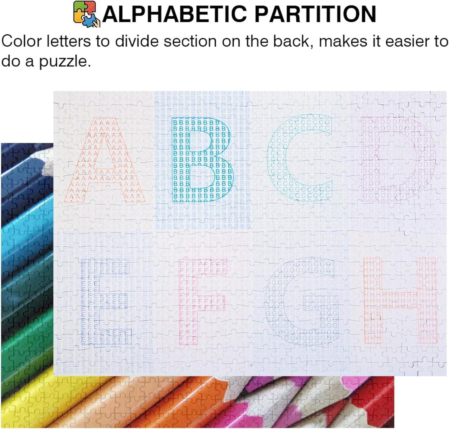 Colored Pencils Jigsaw Puzzle 500 Pieces, Intellectual Entertainment ...