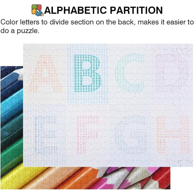 Colored Pencils Jigsaw Puzzle 500 Pieces, Intellectual Entertainment ...