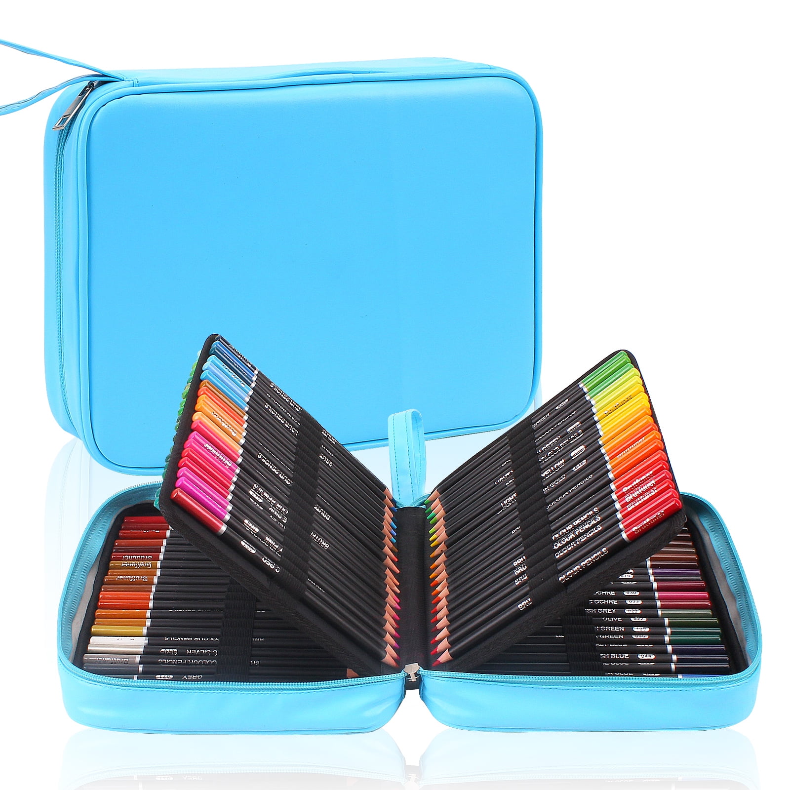 Jianbai Colored Pencils Set, 120 Count, Pre-sharpened, Wooden, Assorted ...