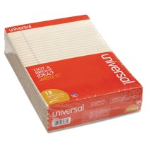 Universal Premium Notepad Pack, 8.5 x 11, White, 50 Sheets, 6/Pack ...