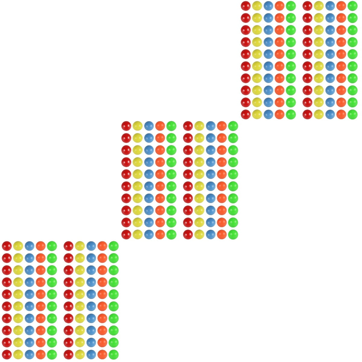 Colored Plastic Balls Counting Probability Learning Pingpong Hippo Game ...