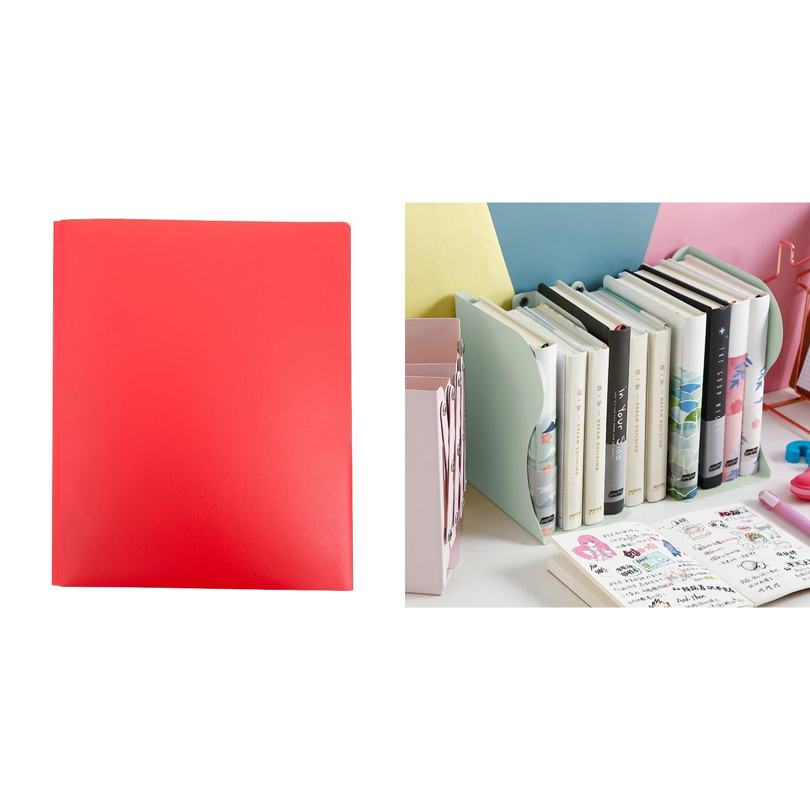 GBAYXJ Colored Plastic Folder With Pockets And Prongs (Assorted Colors ...