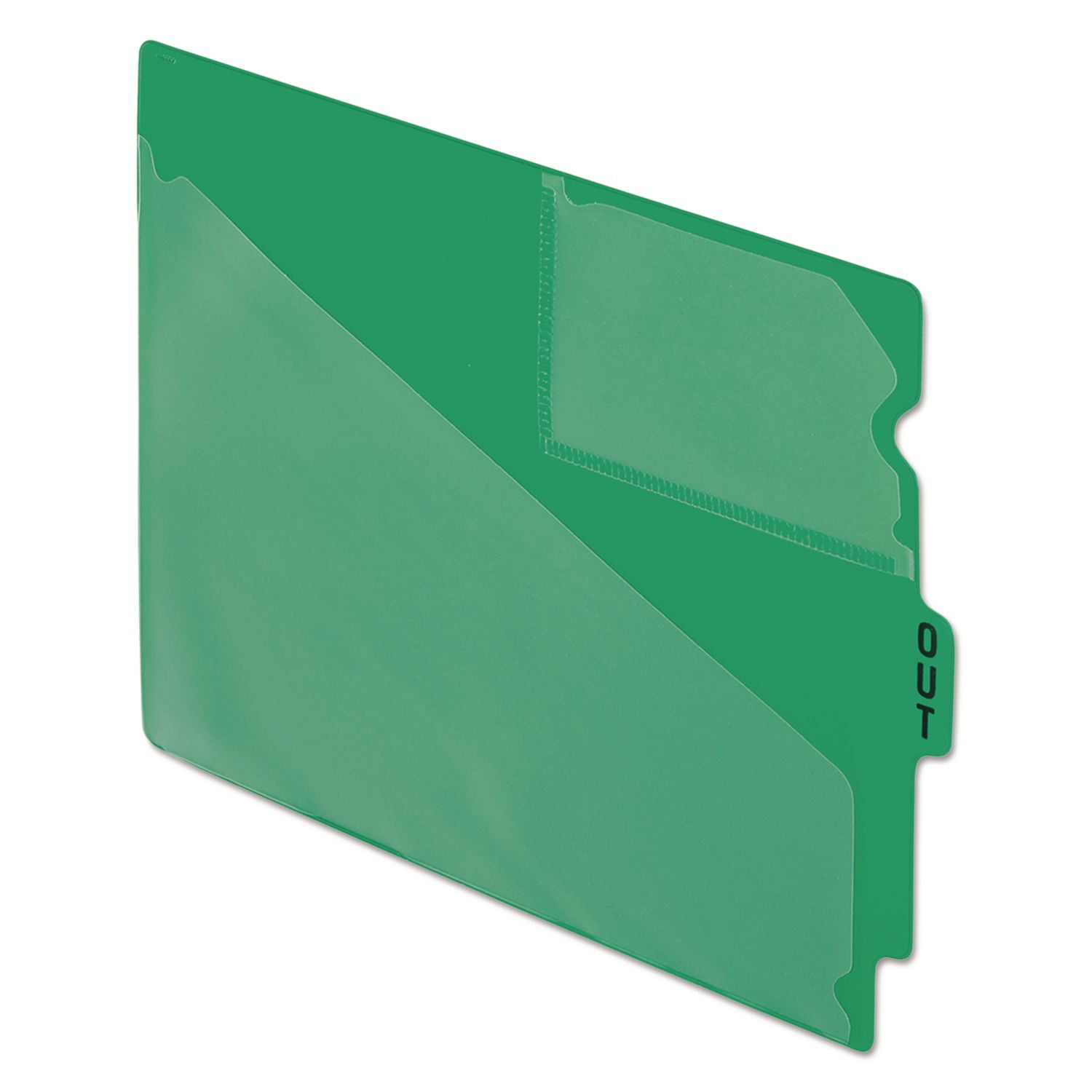 Colored Poly Out Guides with Center Tab 1/3-Cut End Tab, Out, 8.5 x 11 ...