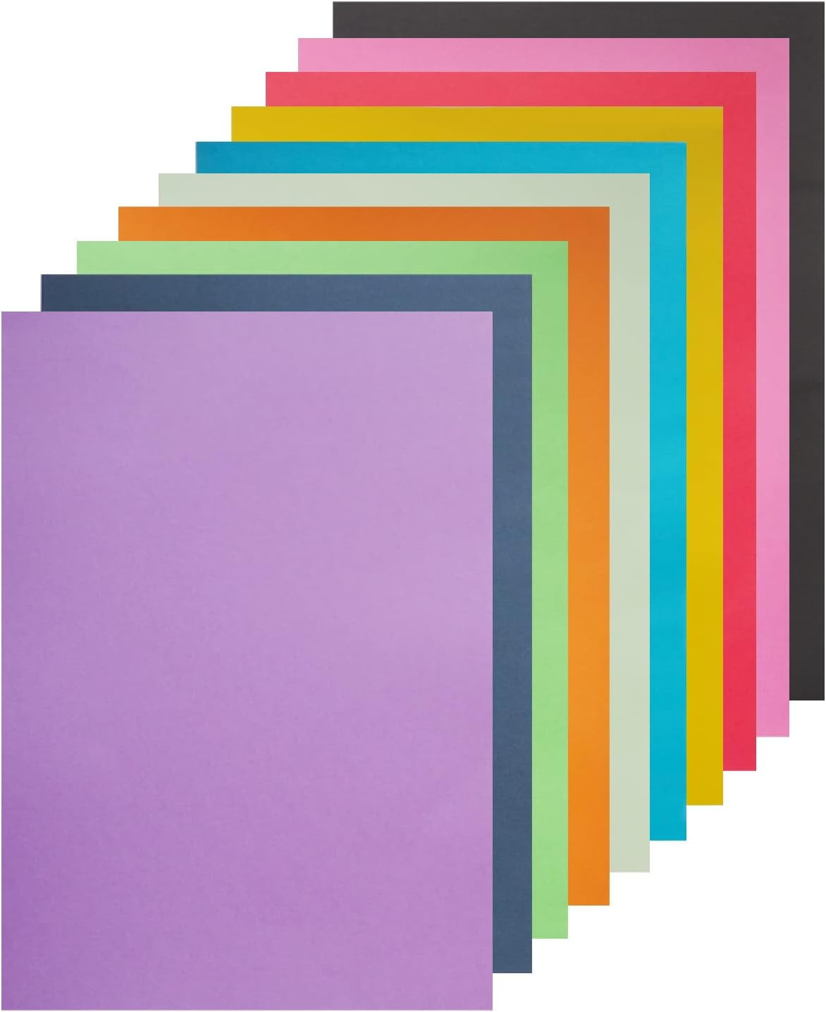 Colored Poster Board,50 Sheets A3 Large Size 16.5 x 11.7 Inch Assorted ...