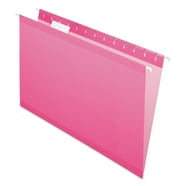 Walmart Colored File Folders, Pink/Light Pink, 1/3-Cut Tabs, Legal Size ...