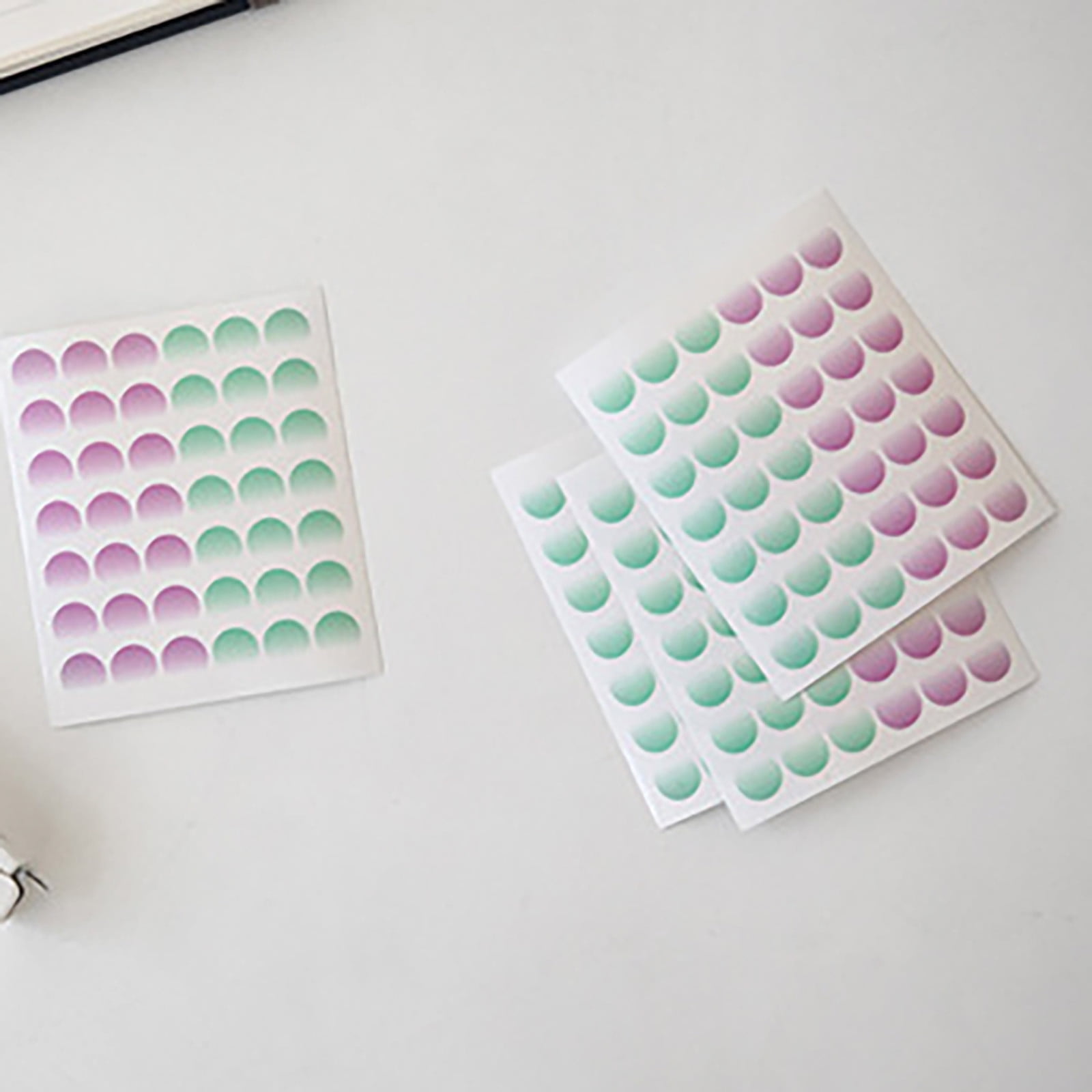 Colored Round Stickers, Dot Calendar, Hand Account Stickers, 8 Type ...