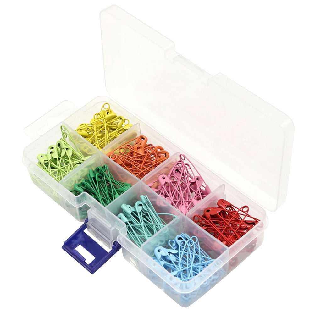 Colored Safety Pins 240 Pcs Clips for DIY Decorative Large Bead Needles ...