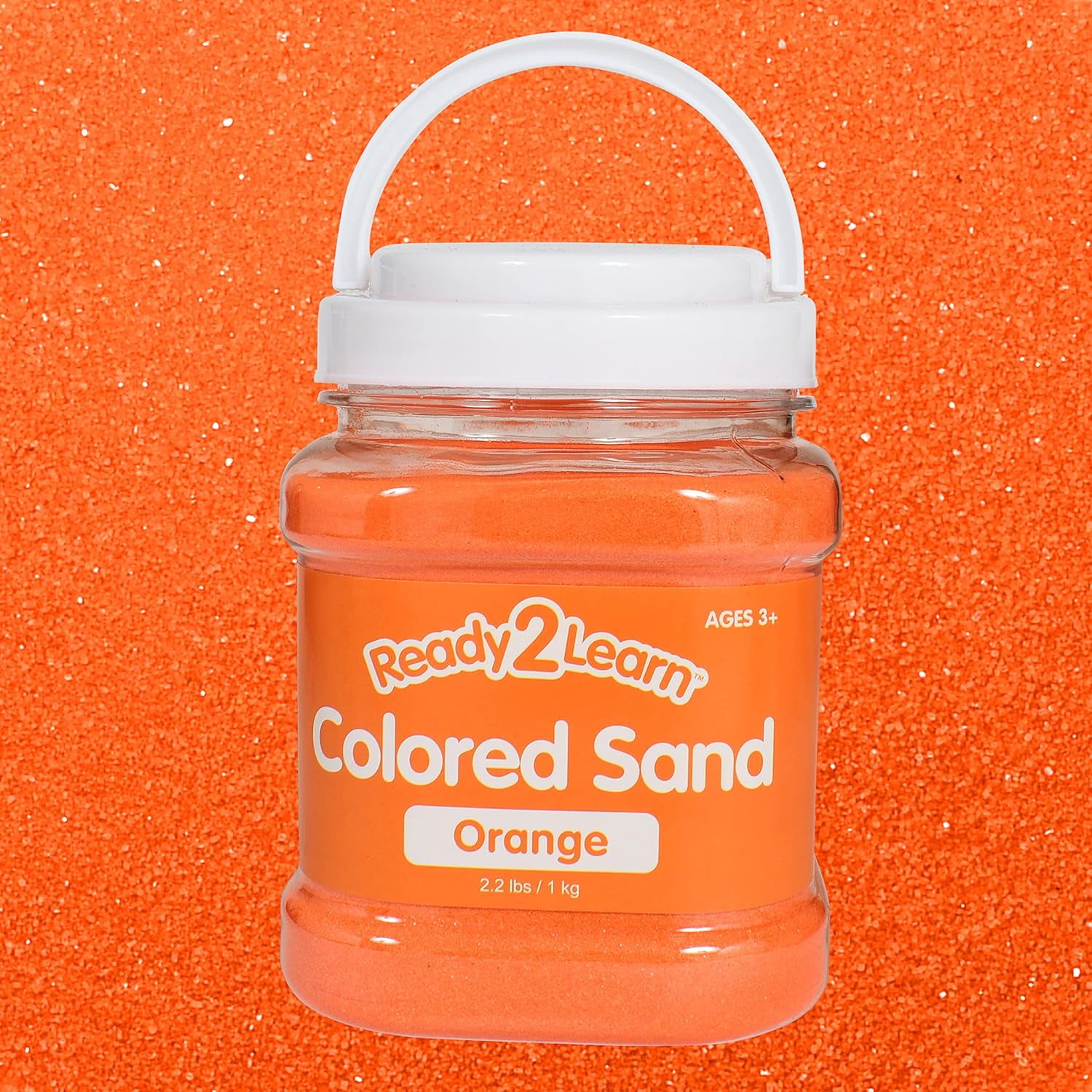 Colored Sand - Orange - 2.2 lbs - Play Sand for Kids - Perfect for Arts ...