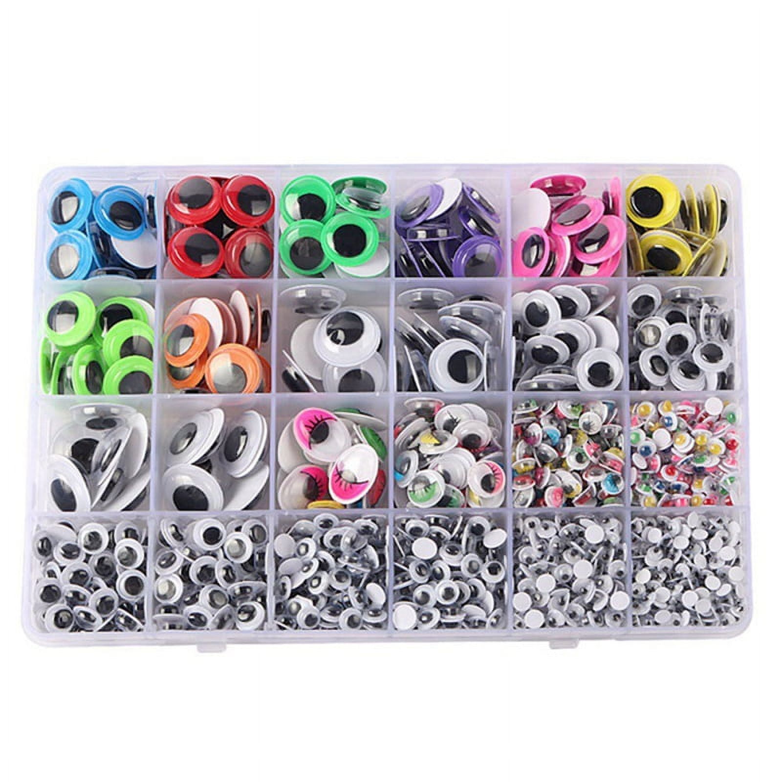 Colored Shaking Eyes Self-Adhesive Googly Eyes 4mm-25mm DIY Toy Making ...