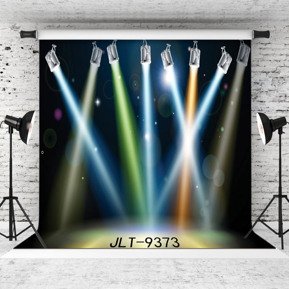Colored Spotlight Stage Vinyl Photographic Background for Party ...