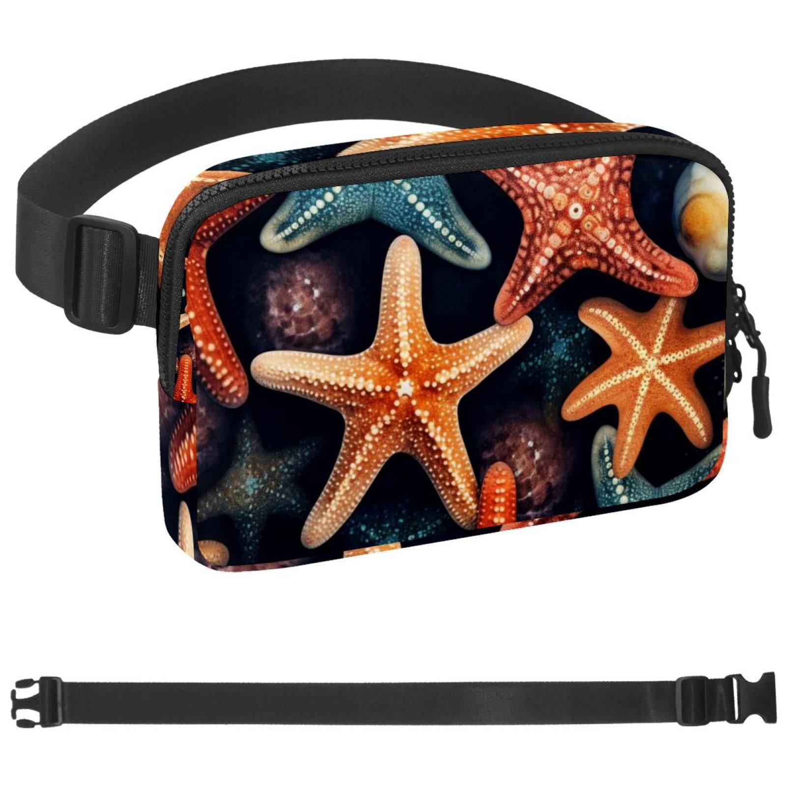 Colored Starfish Unisex Style Fanny Pack: Fashion Waist Packs ...